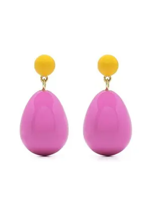 ESHVI Drop Earrings - Pink