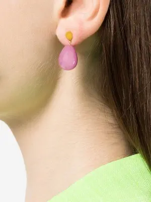 ESHVI Drop Earrings - Pink