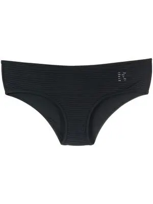 Karl Lagerfeld Logo-print Bikini Brief - Black