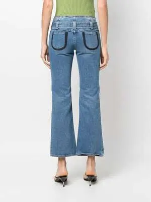 CORMIO Cropped Bootcut Jeans