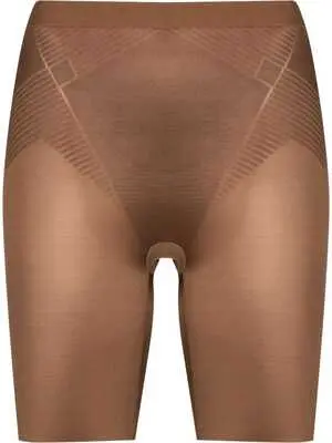 Spanx Thinstincts 2.0 Mid-thigh Shorts Brown