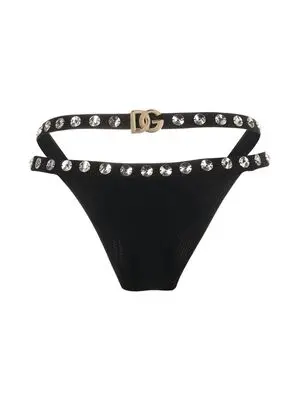 Dolce & Gabbana Crystal-embellished Bikini Bottom