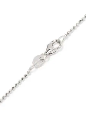 ANITA KO 18kt White Gold Diamond Palm Leaf Necklace