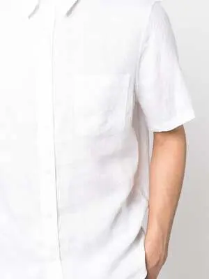 Vince Short-sleeve Linen Shirt