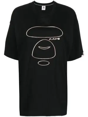 AAPE BY *A BATHING APE Moonface Graphic-print T-shirt