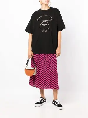 AAPE BY *A BATHING APE Moonface Graphic-print T-shirt