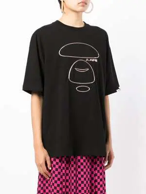 AAPE BY *A BATHING APE Moonface Graphic-print T-shirt