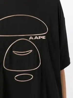 AAPE BY *A BATHING APE Moonface Graphic-print T-shirt