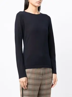 N.peal Long-sleeve Cashmere Jumper - Blue