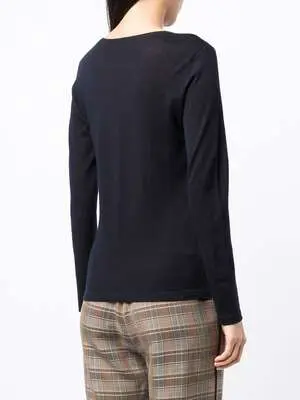 N.peal Long-sleeve Cashmere Jumper - Blue
