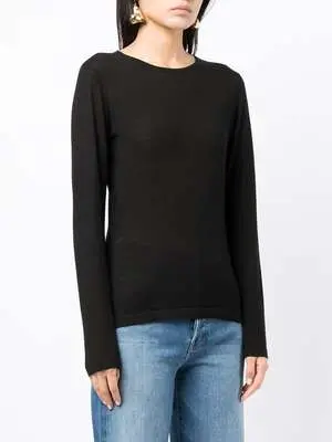 N.peal Long-sleeve Jumper - Black