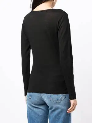 N.peal Long-sleeve Jumper - Black