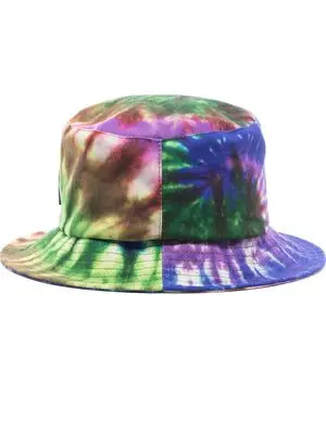 JW Anderson Tie-dye Bucket Hat - Green