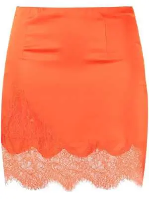 Patrizia Pepe Lace-insert Mini Skirt