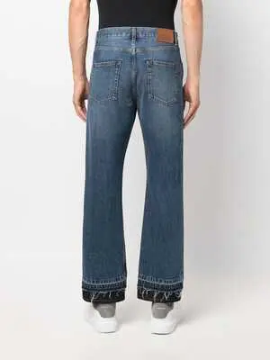 Alexander McQueen Straight-leg Cropped Jeans
