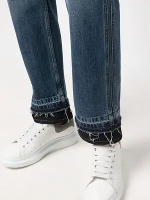 Alexander McQueen Straight-leg Cropped Jeans