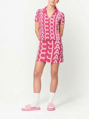 Marc Jacobs Monogram Terry Miniskirt