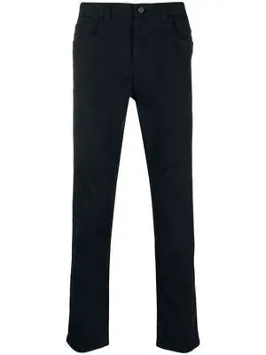 Vince Dylan Low-rise Straight-leg Trousers - Blue