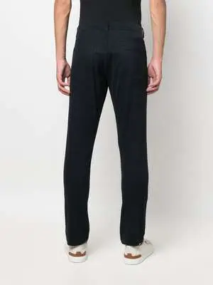 Vince Dylan Low-rise Straight-leg Trousers - Blue