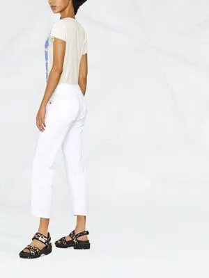 R13 Distressed-edge Straight-leg Jeans