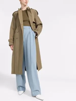 THERE WAS ONE Long Cotton Trench Coat