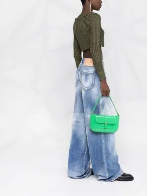 By Far Miranda Shoulder Bag - Green