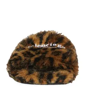 Balenciaga Faux Fur Slides - Beige | Editorialist display picture 2