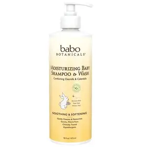 BABO BOTANICALS Moisturizing Baby Shampoo & Wash Oatmilk & Calendula - One-color