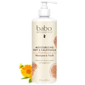 BABO BOTANICALS Moisturizing Baby Shampoo & Wash Oatmilk & Calendula - One-color