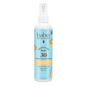 BABO BOTANICALS Baby Skin Mineral Sunscreen Spf 30 Pump Spray Fragrance Free - One-color