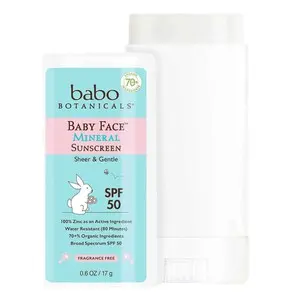 BABO BOTANICALS Baby Face Mineral Sunscreen Stick Spf 50 Fragrance Free - One-color