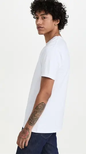 FRAME Logo Tee - Blanc