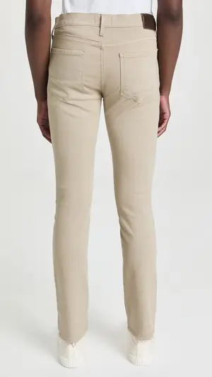 Paige Federal Transcend Slim Straight Jeans - Toasted Almond