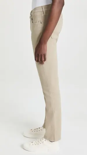 Paige Federal Transcend Slim Straight Jeans - Toasted Almond