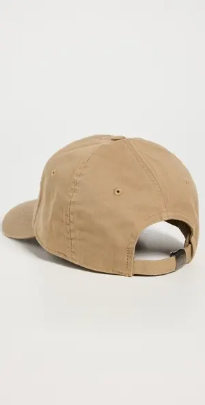 Carhartt Work In Progress Baseball Cap With Embroidered Logo - Leather / Black