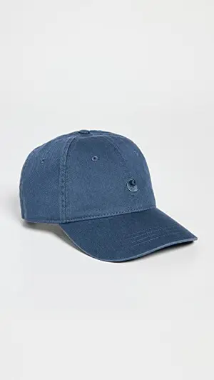 Carhartt Work In Progress Carhartt WIP Baseball Cap With Embroidered Logo Storm Blue