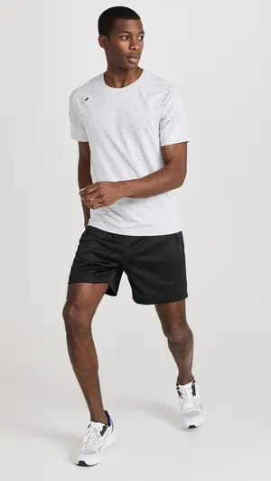 RHONE Reign Short Sleeve Tee - Gray Space Dye