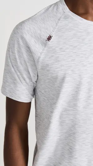 RHONE Reign Short Sleeve Tee - Gray Space Dye
