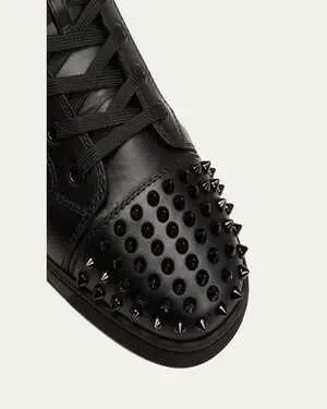 CHRISTIAN LOUBOUTIN Lou Spikes High-top Sneakers