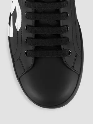 Dolce & Gabbana Portofino Logo Sneakers - Nero