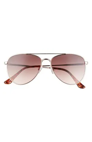 Bp. 55mm Gradient Aviator Sunglasses - Gold