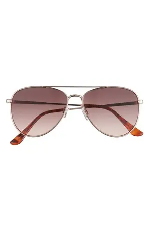 Bp. 55mm Gradient Aviator Sunglasses - Goldrown
