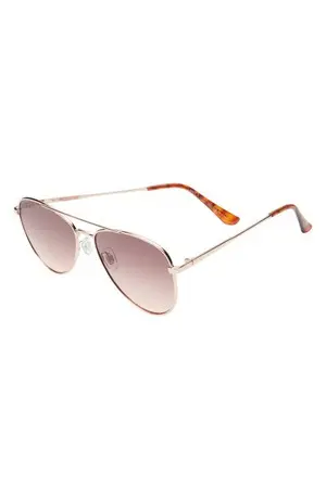 Bp. 55mm Gradient Aviator Sunglasses - Goldrown