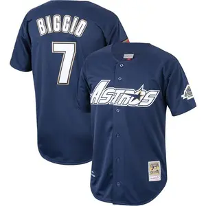 Mitchell & Ness Craig Biggio Houston Astros Cooperstown Collection 1994 Authentic Jersey - Navy