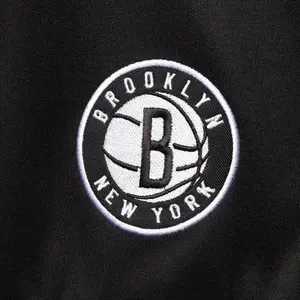 Profile Gray Brooklyn Nets Big & Tall Pieced Body Full-zip Track Jacket