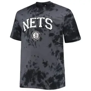 Profile Brooklyn Nets Big & Tall Marble Dye Tonal Performance T-shirt