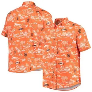 Reyn Spooner San Francisco Giants Kekai Button-down Shirt - Orange