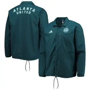 Adidas Atlanta United Fc Anthem Full-snap Jacket - Green