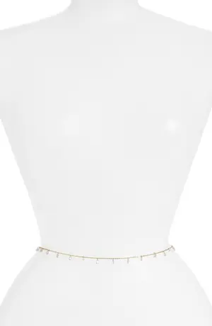 VIDAKUSH Crystal Belly Chain - Gold