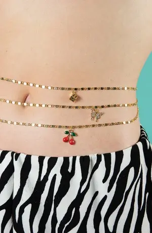 VIDAKUSH Mariposa Belly Chain - Gold